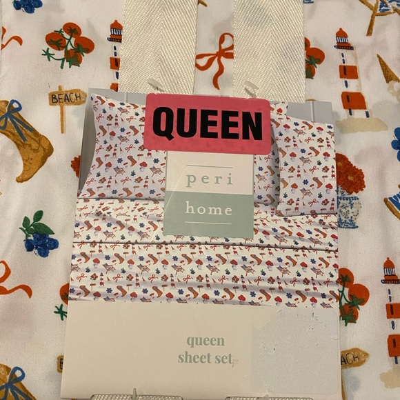 Peri Home | Bedding | Peri Home Beach Sumer Queen Sheet Set Flat 1 ...